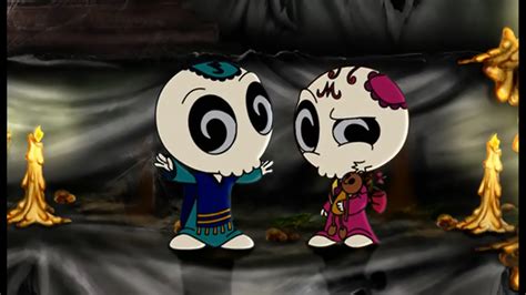 Calaveras De La Leyenda De La Nahuala Finado Y Moribunda Fondos La