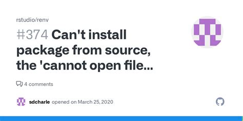 can t install package from source the cannot open file renv activate