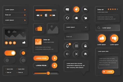 신경성 대시 보드 Ui 키트 인포 그래픽 요소 Hud 다이어그램 정보 그래픽이있는 관리자 패널 템플릿 Ui 및 Ux 디자인 웹 페이지를위한 웹 사이트 대시 보드
