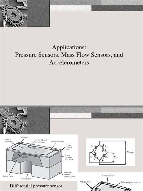 Pressure Sensors Pdf Accelerometer Capacitor