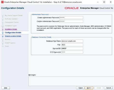 Oracle EM C EMCC Install Tips