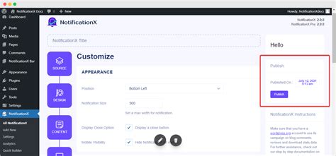 How To Design Notification Bar With Elementor And Notificationx