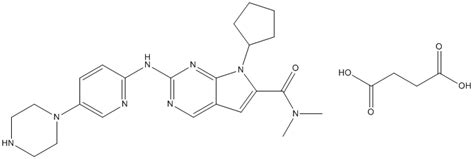 Ribociclib Succinate Lee011 Succinate Ribociclib Succinate Cas 1374639 75 4 Abmole