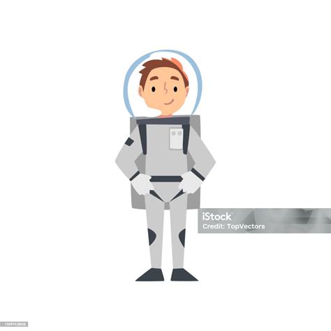 우주복에서 소년 우주 비행사 캐릭터 미래의 직업 벡터 일러스트의 아이 꿈 과학에 대한 스톡 벡터 아트 및 기타 이미지 과학 교육 귀여운 Istock