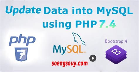 Update Data In Mysql Using Php 7