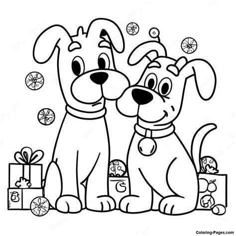 Shaggy And Scooby With Christmas Treats Coloring Page Coloring Pages Com