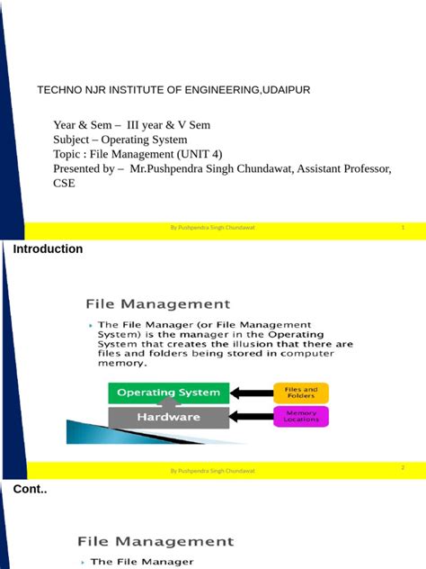 Os Unit 4 Pdf Computer File File System