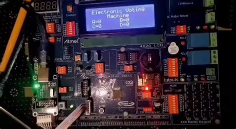 Azza Saeed On Linkedin Electronic Voting Machine Project This Project