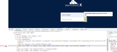 Login Form Problem With Chrome And Edge Server Owncloud Central