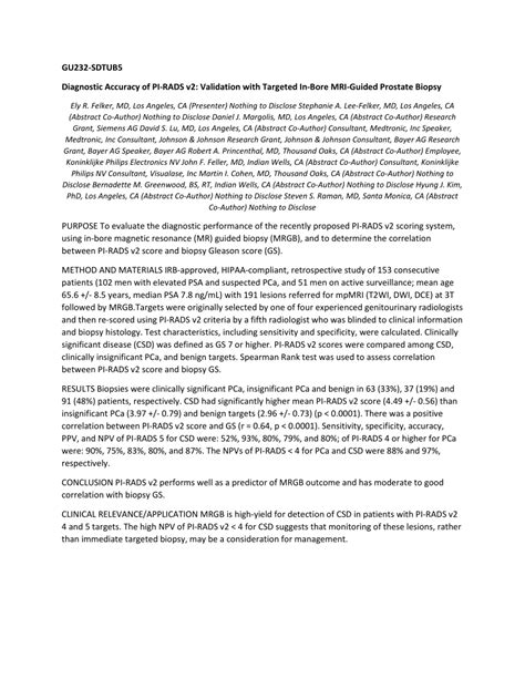 pdf diagnostic accuracy of pi rads v2 validation with targeted in