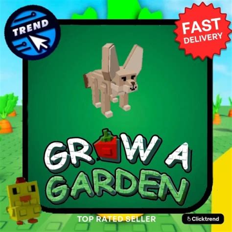 Fennec Fox Grow A Garden Pet Gag Roblox Stan Produkt Cyfrowy