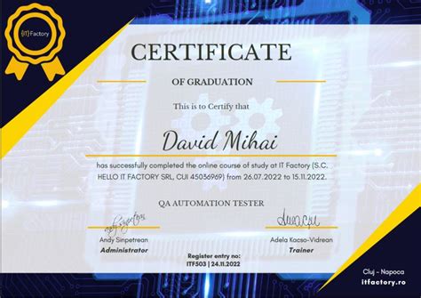 Mihai David On Linkedin Itfactory Qaengineer Automationtesting Qa