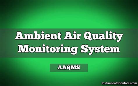 Ambient Air Quality Monitoring System Principle Inst Tools