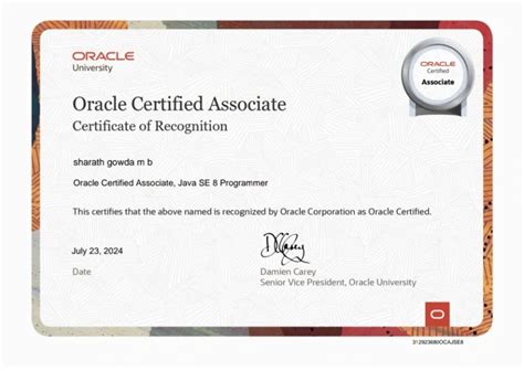 sharath gowda m b on linkedin java development oracle