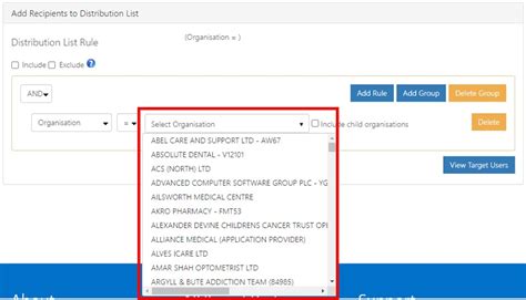 creating a dynamic distribution list nhsmail support