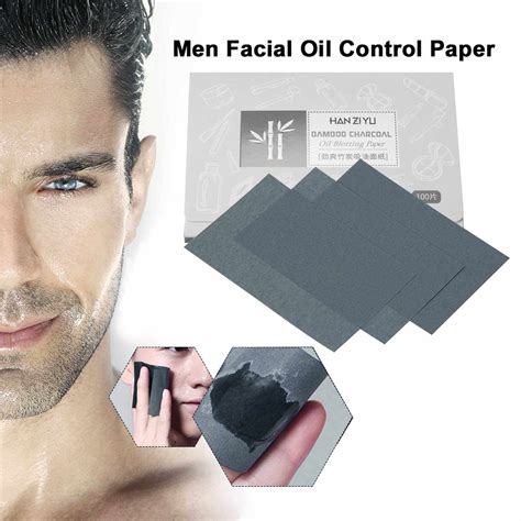 100 Sheets Facial Absorbent Paper Oil Absorbing Sheets Oil Blotting ...