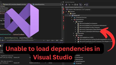 How To Fix Unable To Load Dependencies In Visual Studio Youtube