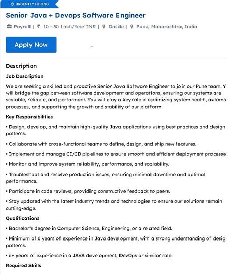 Hiring Softwareengineers Backenddevelopers Deveopsengineers Java Senthil Baskaran