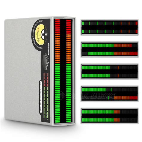 douk audio 56 bit level meter led musik spektrum mic line stereo