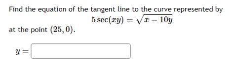 solved use implicit differentiation to determine dxdy given