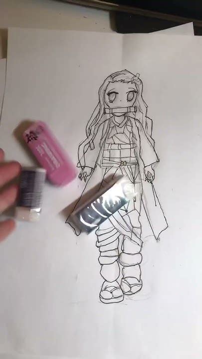 Tracing Nezuko Art Youtube