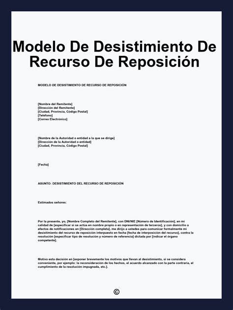 Modelo De Escrito De Desistimiento De Proceso