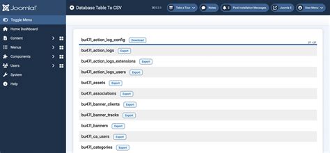Export Database Table To Csv File Joomsun