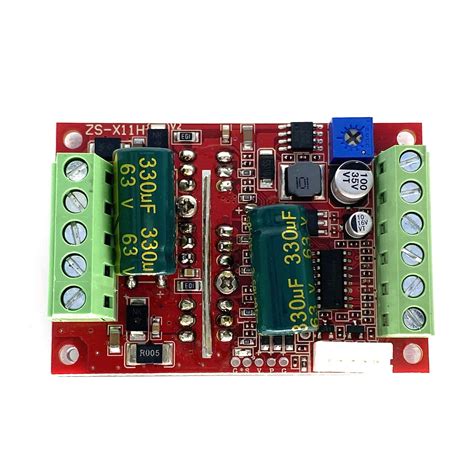 DC 6 60V 400W BLDC Three Phase DC Brushless PWM Hall Electric Motor Controller Driver Board On