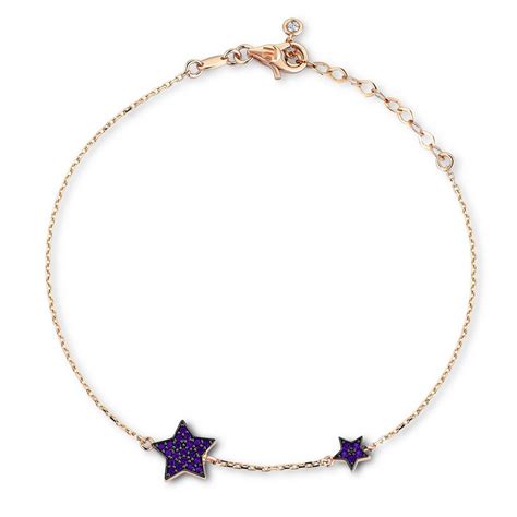 Розово злато гривна Star Violet Gold Addicted