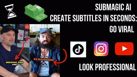 Using AI To Create Engaging Subtitles To Go VIRAL For Your Youtube Shorts Tiktoks In Seconds