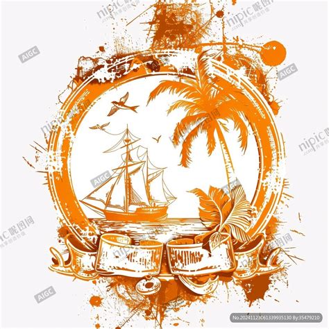 Ai创作图海盗船设计 欧式航海图案 海盗船插画 复古航海壁纸 手绘帆船图案 航海节素材 复古船舵素材 海船纹饰 复古航海 起航雕刻装饰 手绘船舶 手绘帆船 手绘轮船 海洋船提花印花 航海节海报