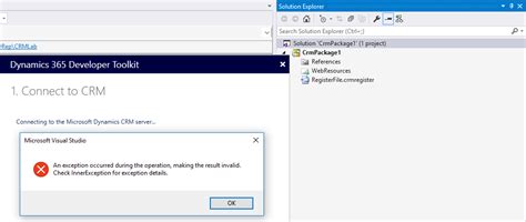 Cant Connect To Dynamics Crm Server After Installing Developer Extensions Stack Overflow