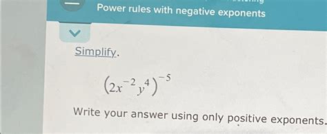 solved simplify 2x 2y4 5write your answer using only