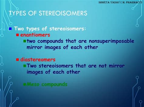 Stereochemistry S R Y Ppt