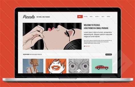 piccolo bootstrap html template html templates web template design
