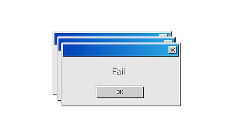 Old Computer Window Popup Fail Png Image