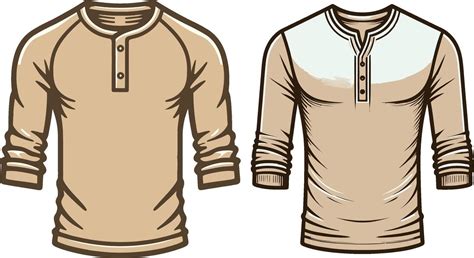 Minimal Henley Shirt Design 53569558 Vector Art At Vecteezy