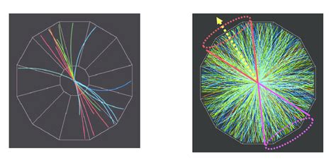 Left Panel An Experimental Reconstruction Of An Event In Pp Download Scientific Diagram