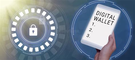 Handwriting Text Digital Wallet Concept Meaning A Financial Account That Allows Creating An
