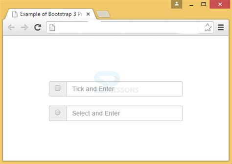 Bootstrap Input Group SPLessons