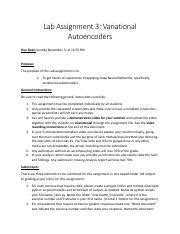 Hands On Guide To Variational Autoencoders Lab Assignment Course Hero