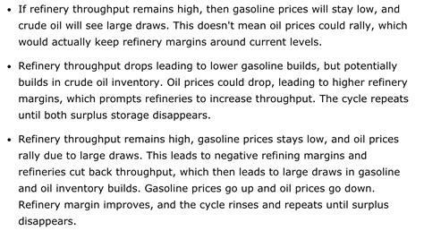Us Refinery Margins Rebounding Will It Continue Oil Markets Daily Nysearcauso Seeking