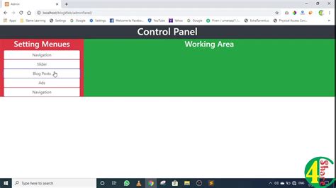 6 Creating Admin Panel Dynamic Website Development Php And Sql