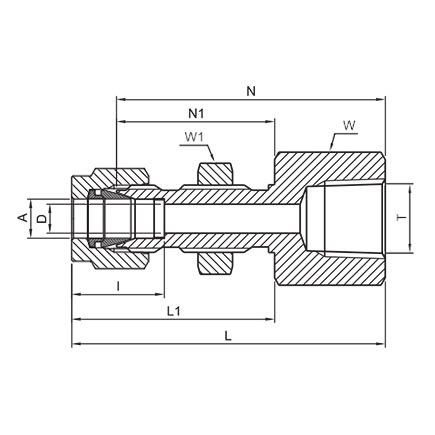BULKHEAD FEMALE CONNECTOR D LOK Engineering Pvt Ltd
