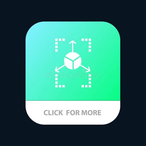Prototype Grid Database Chart Mobile App Icon Design Stock Vector