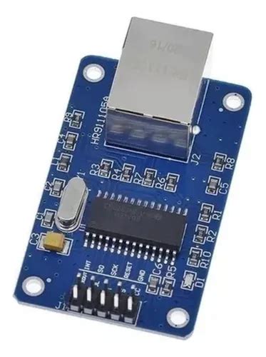 Módulo Ethernet Enc28j60 Para Arduino Pic Arm Raspberry Pi Parcelamento Sem Juros