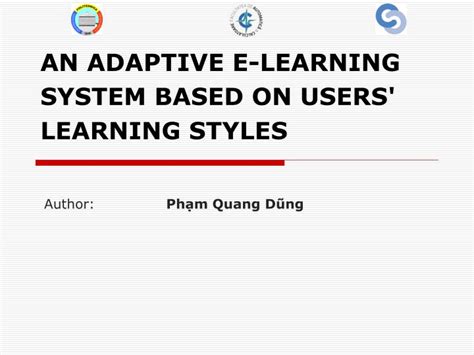 PPT AN ADAPTIVE E LEARNING SYSTEM BASED ON USERS LEARNING STYLES PowerPoint Presentation ID