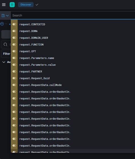 [discover] search bar preview trims field names kibana discuss the