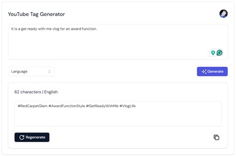 Free YouTube Tag Generator By Merlin AI