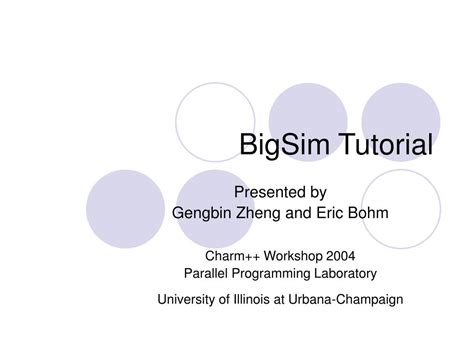 Ppt Bigsim Tutorial Powerpoint Presentation Free Download Id4770311